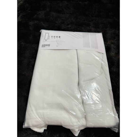 IKEA | Accents | New Ikea Hilja Pair Of Drapes 0 Polyester White ...